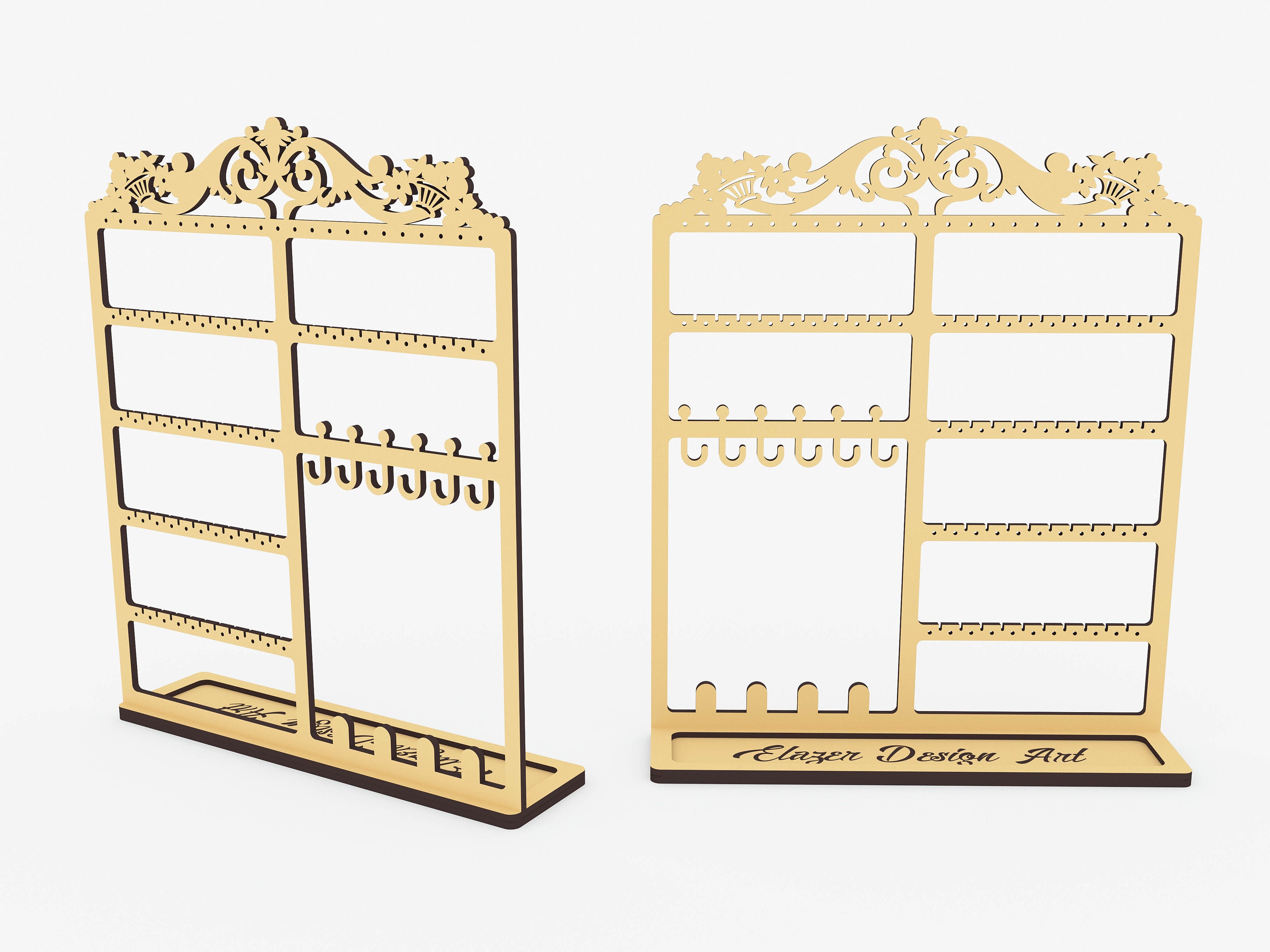 Laser Cut Earring Stand Svg Files Earring Holder Files - Etsy
