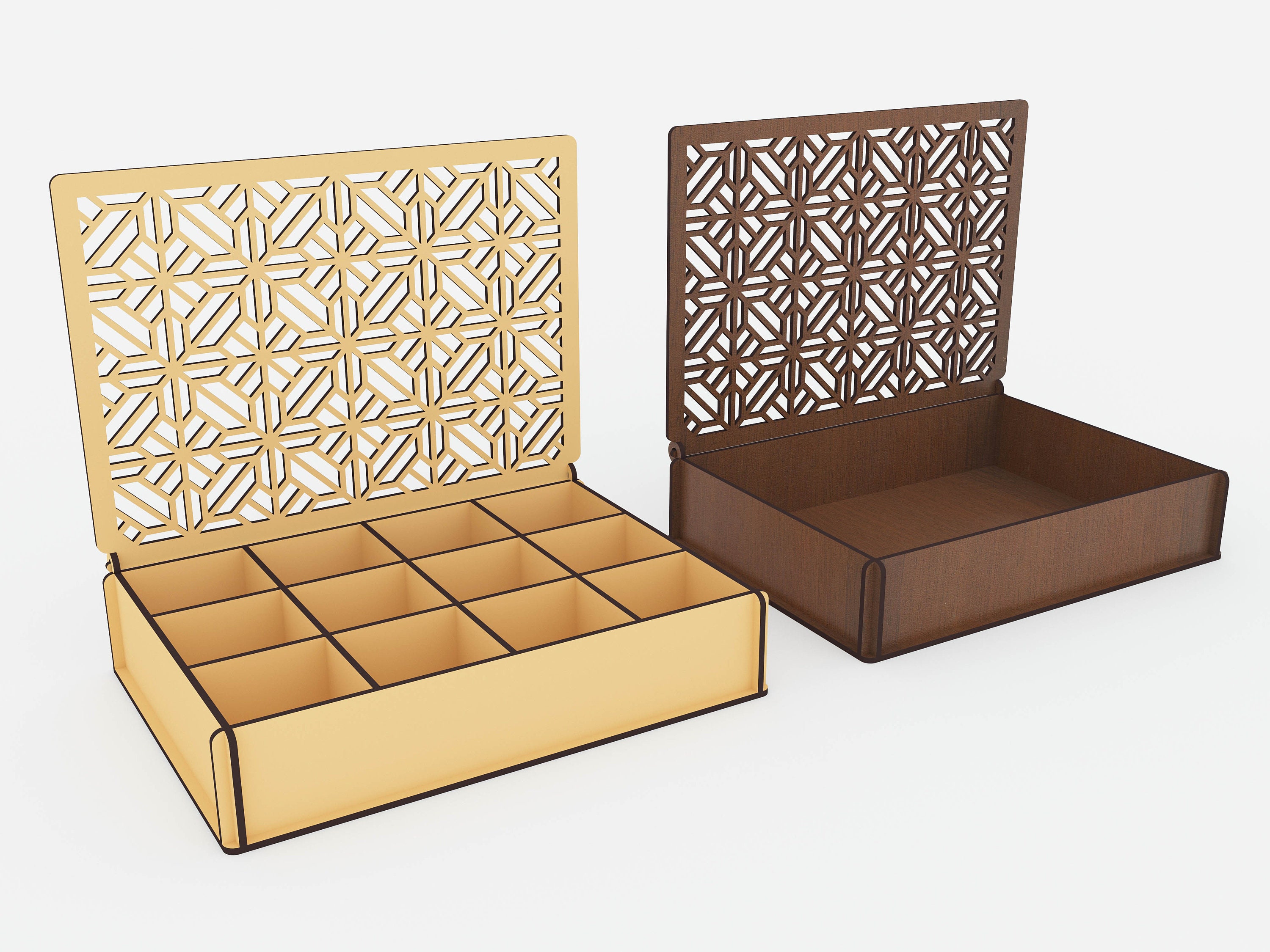 Decorative Storage Box Laser Cut Svg Files Laser Cut Gift - Etsy UK