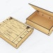 Book Box Laser Cut Svg Files, Wood Gift Book Box, Vector Files for ...