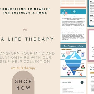 Problem Solving Worksheets for Self Care Pack, Mental Health Resources ...