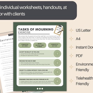 Grief Worksheets, Dealing With Loss, Therapist Tools, Childhood Grief ...