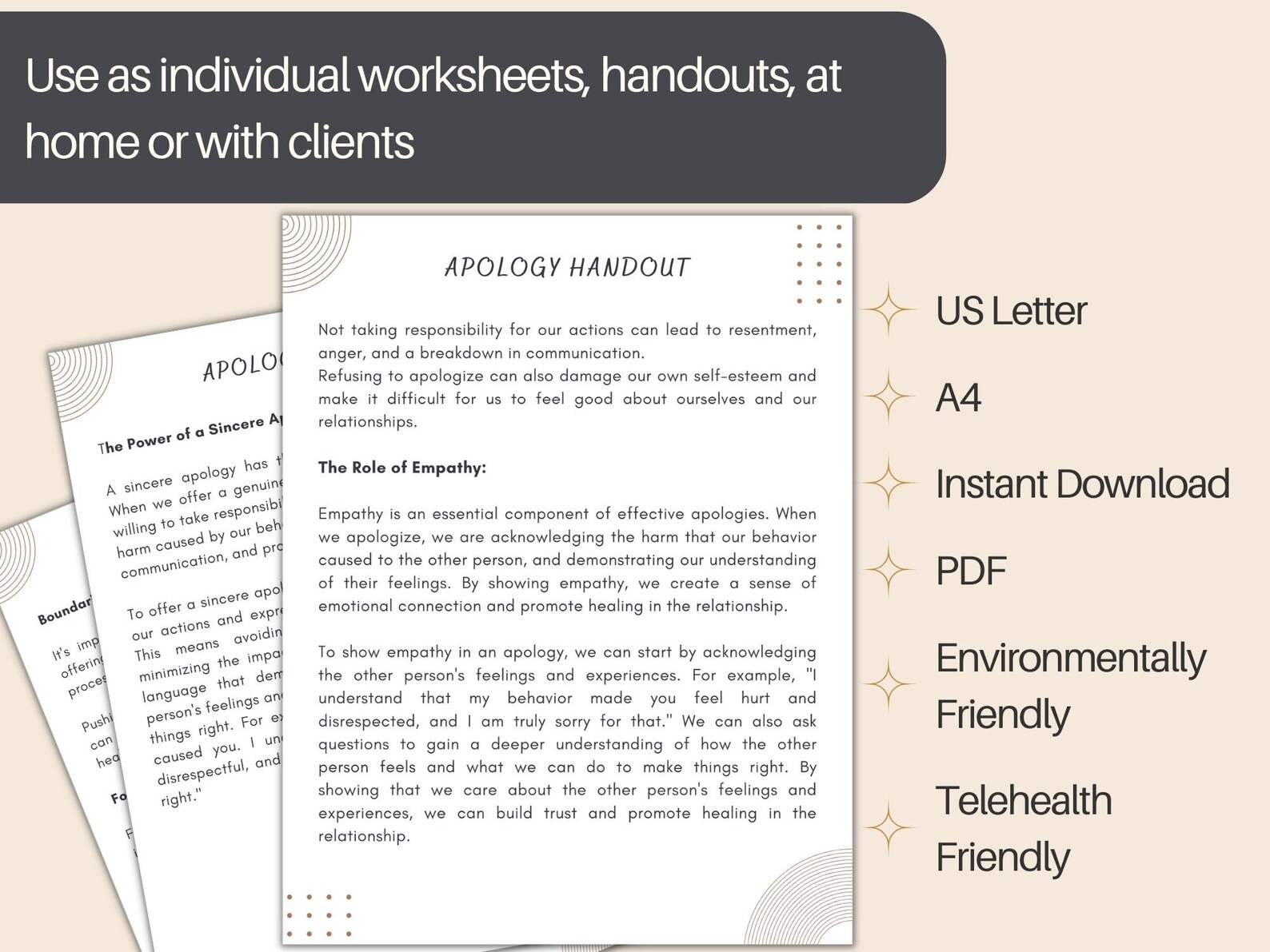 Apology Flashcards, Reference Cards, Life Skills How to Apologise ...
