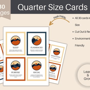 Trauma Goals for Therapy Flashcard Pack, Client Goal Setting Tools ...