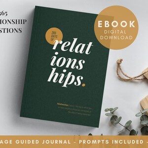 365 Relationship Questions | Journal | Self Love | Ebook | Prompted ...