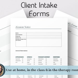 Therapy Client Intake & Progress Notes Pack | CBT, DBT SOAP Forms for ...