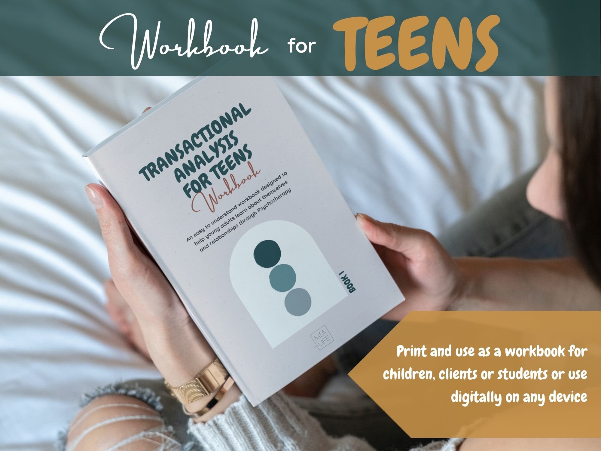 Psychotherapy Workbook for Teens, Communication, Emotions, Understand ...