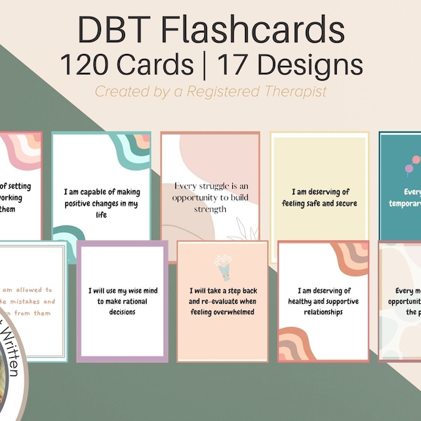Dbt Flash Cards - Etsy