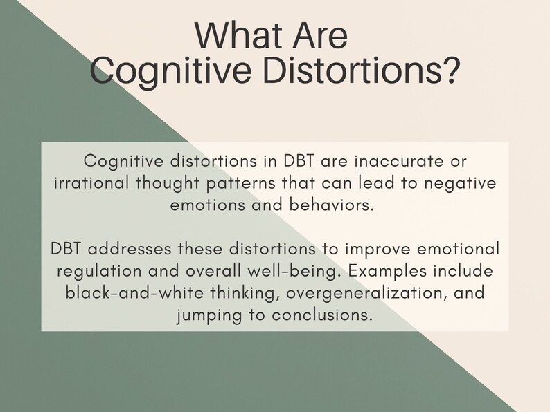 Unhelpful Thinking CBT Tool, 5 Worksheet Pack, Cognitive Behavioral ...