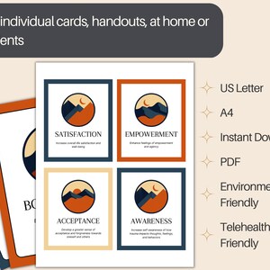 Trauma Goals for Therapy Flashcard Pack, Client Goal Setting Tools ...