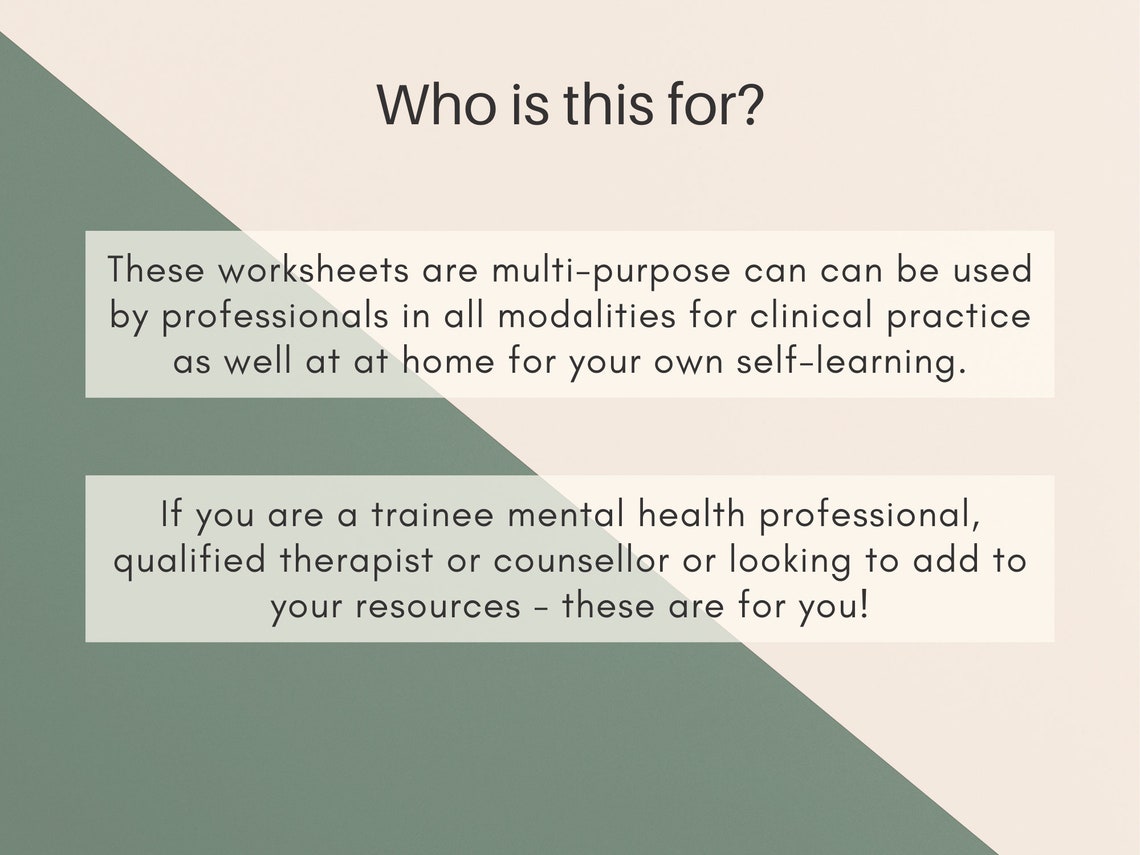 The Trauma Egg Trauma Therapy Exercise Worksheets for - Etsy UK