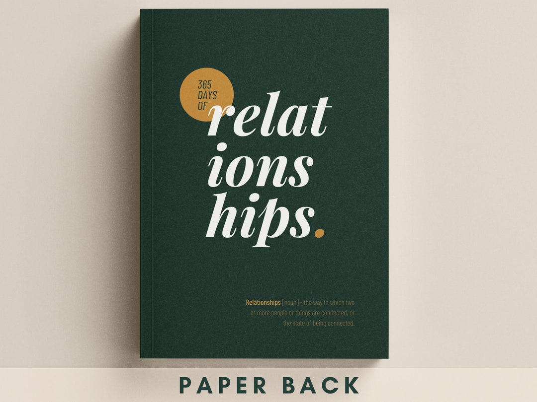 365 Days of Relationships | 2023 Prompted Journal | Daily Journal ...