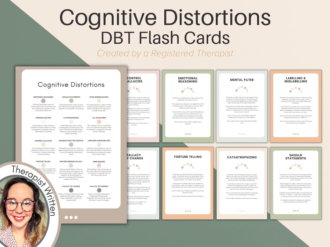 Challenge Negative Thoughts Flashcards, Identify and Understand ...