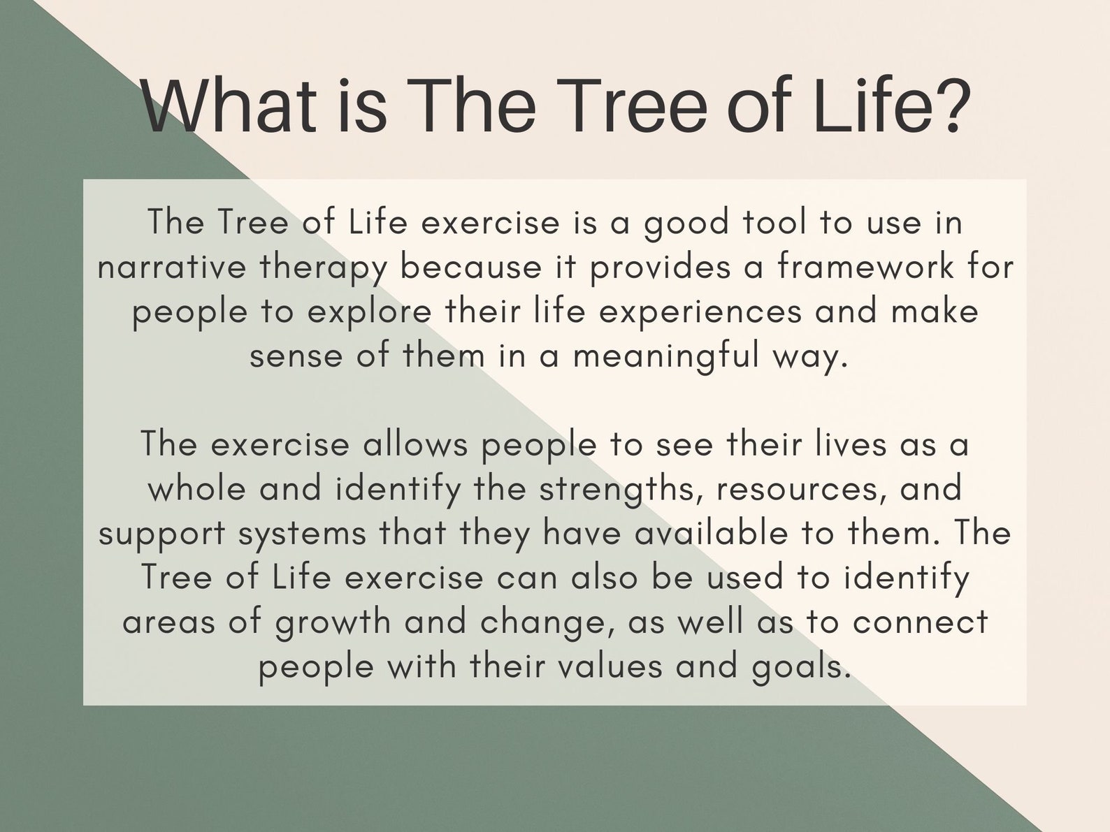 Tree of Life Narrative Therapy Pack Worksheets for Mental - Etsy UK