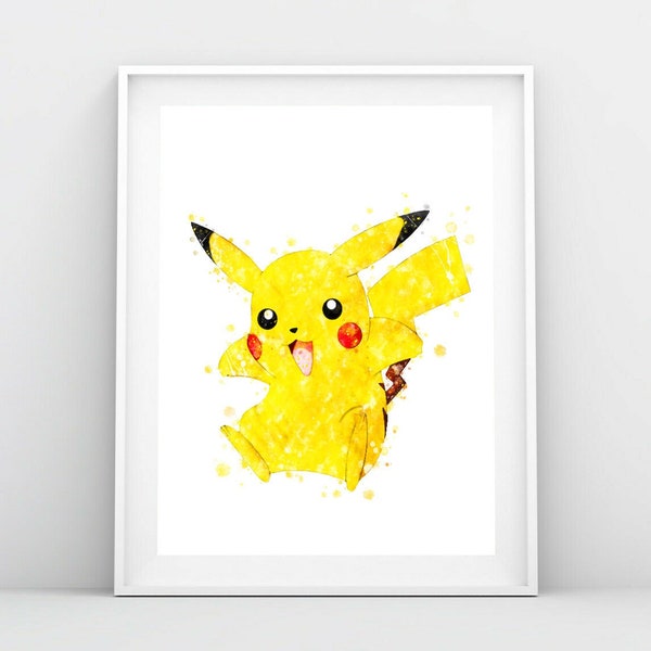 Pikachu Poster - Etsy