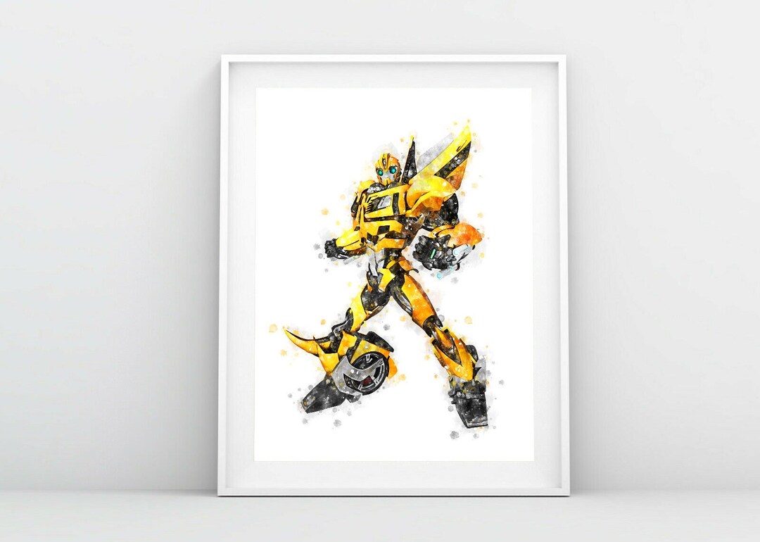 Transformers Bumblebee Print Bumblebee Watercolor Printable ...