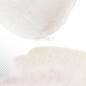 Neutral Splashes Clipart, Pastel Watercolor Background Png, Neutral ...