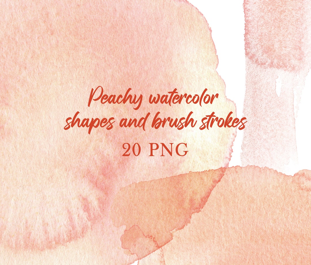 Peach Watercolor Background Png, Peach Abstract Watercolor Splashes ...