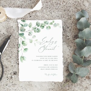 Watercolor Eucalyptus Border Greenery Frame Clipart - Etsy