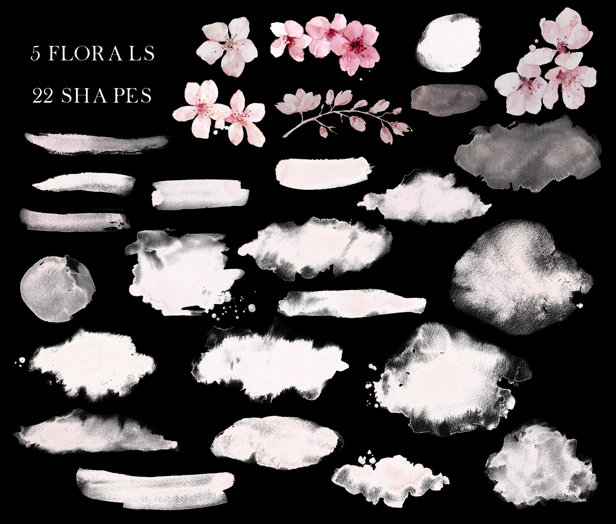 Blush Pink Watercolor Background Png Dusty Rose Brush - Etsy