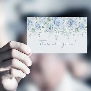 Watercolor Floral Border Dusty Blue Floral Clipart - Etsy