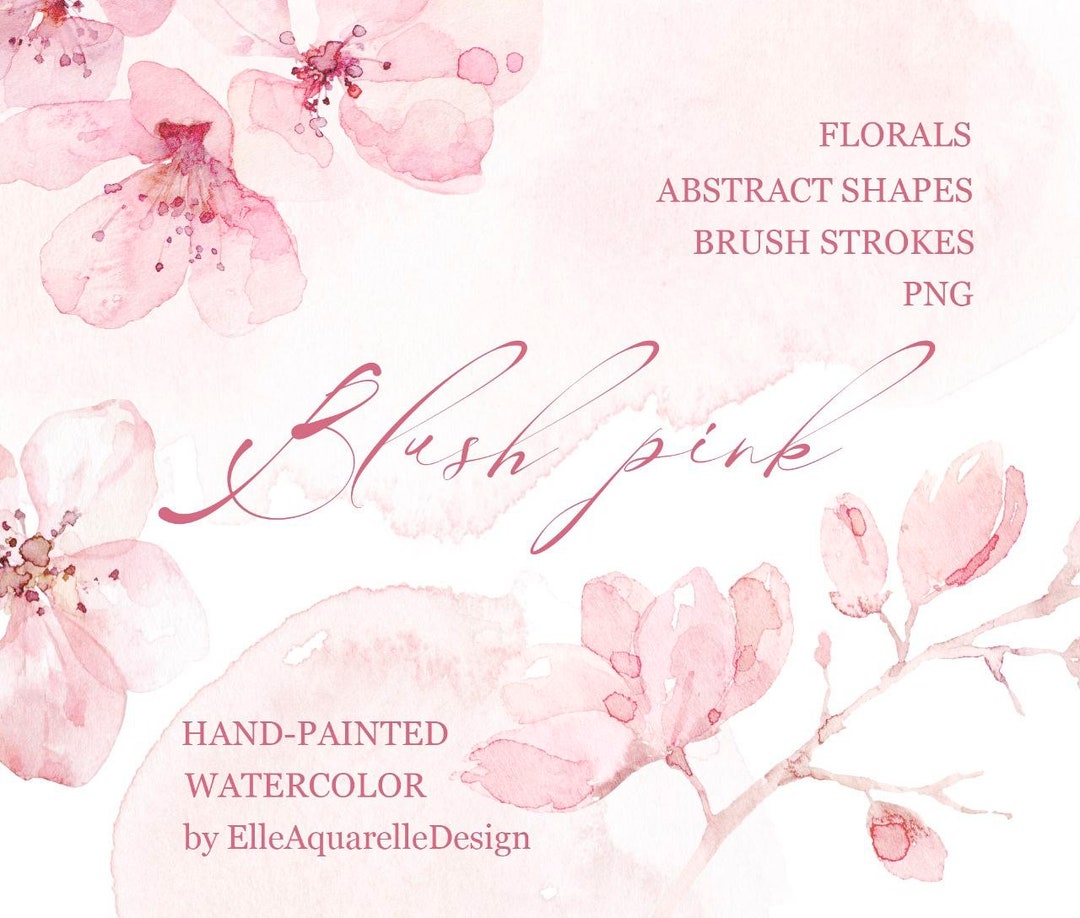 Blush Pink Watercolor Background Png, Pink Watercolor Splash, Abstract ...