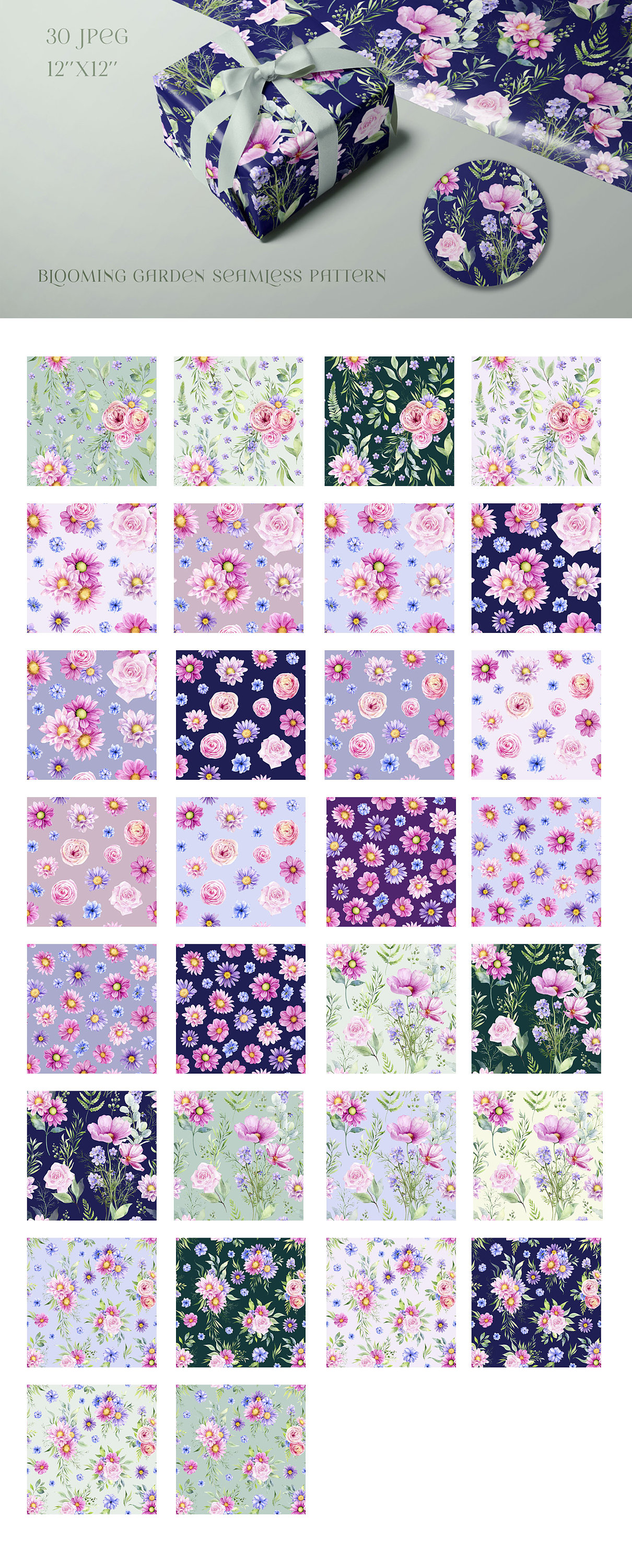 Watercolor Flowers Clipart Bundle Floral Clipart Roses - Etsy