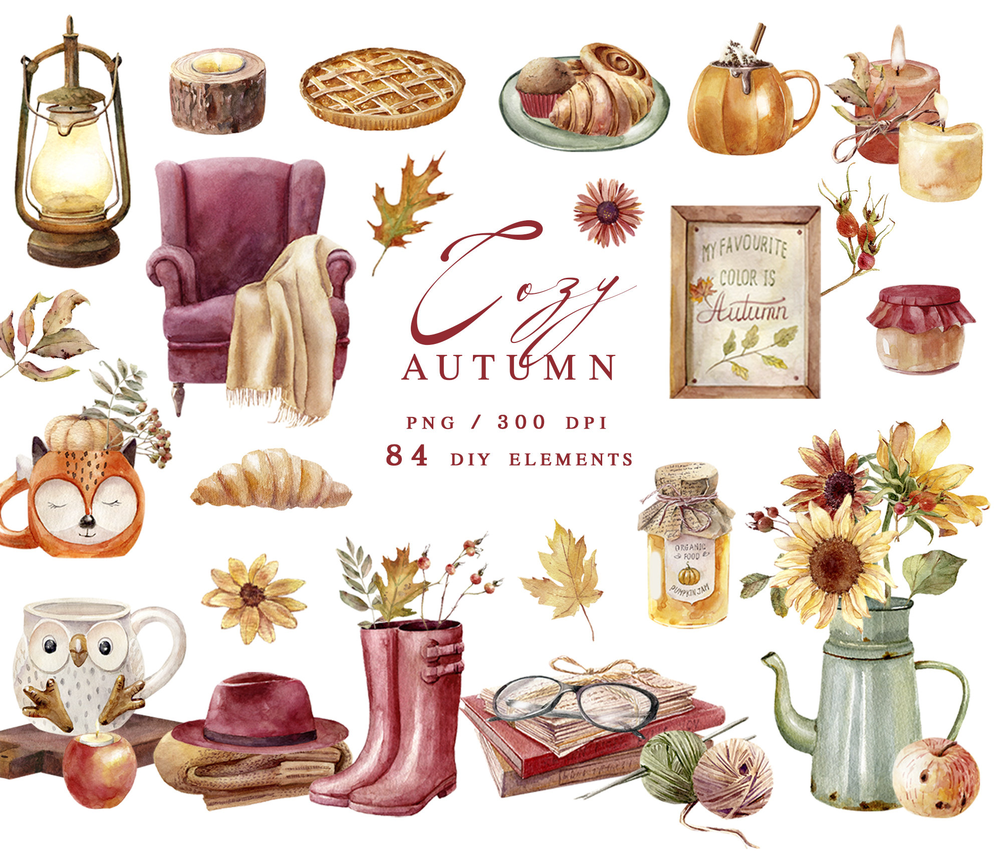 Vintage Fall Clip Art