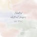 Neutral Splashes Clipart, Pastel Watercolor Background Png, Neutral ...