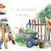 Watercolor Gardening Clipart, Rustic Farmhouse Clip Art, Spring Garden ...