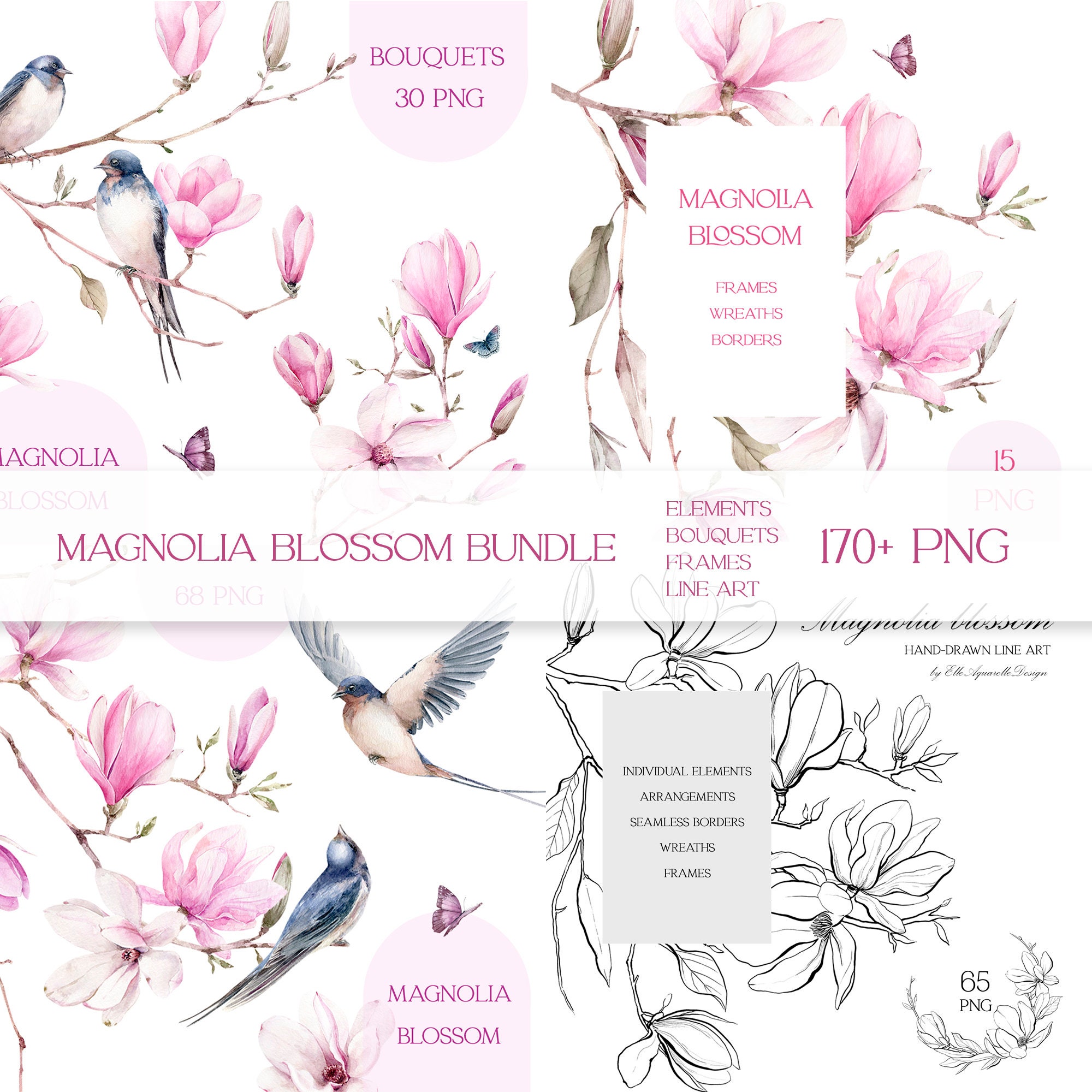 Magnolia Border