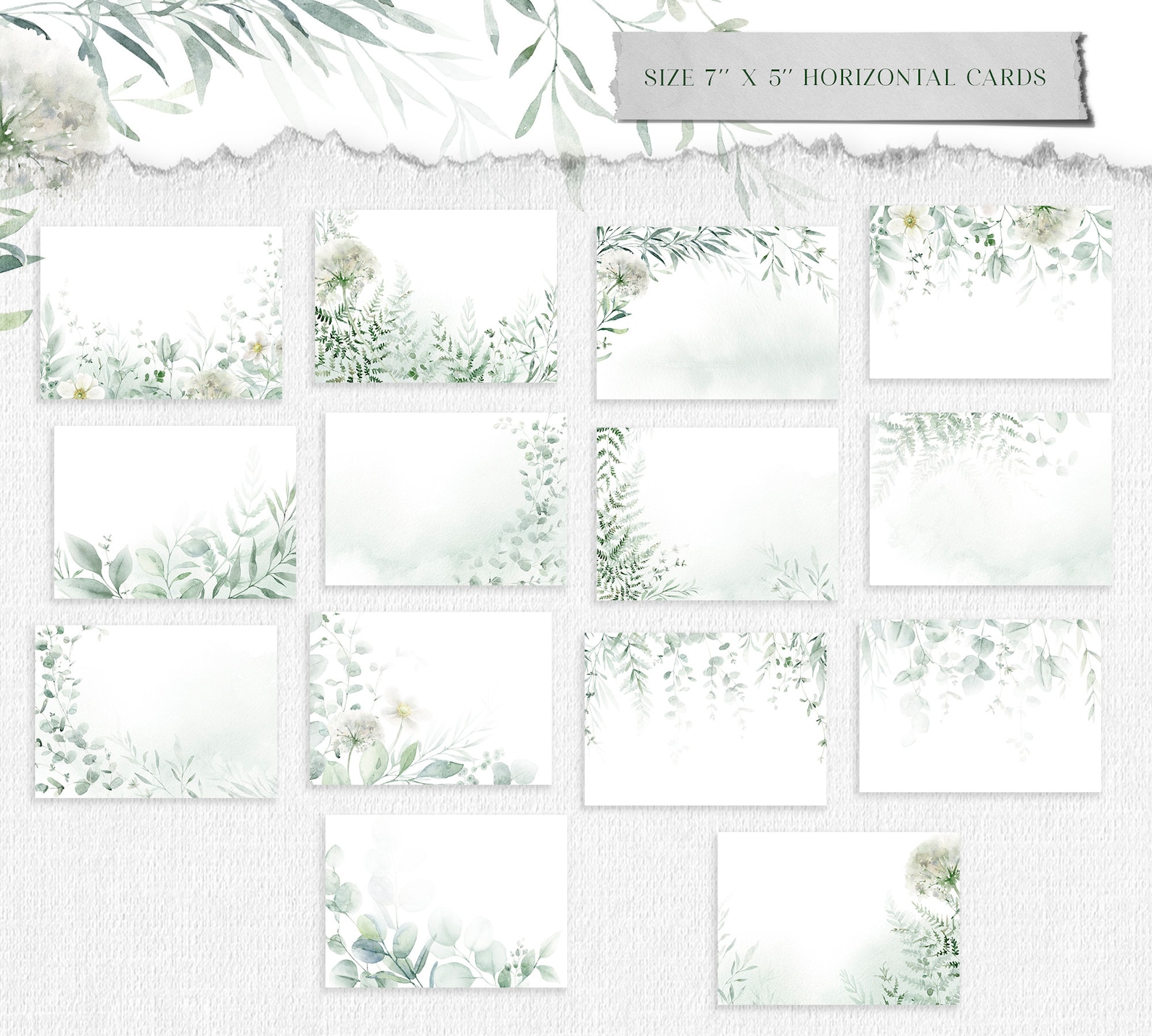 Greenery Watercolor Clipart, Eucalyptus Png, Greenery Clip Art, Sage ...