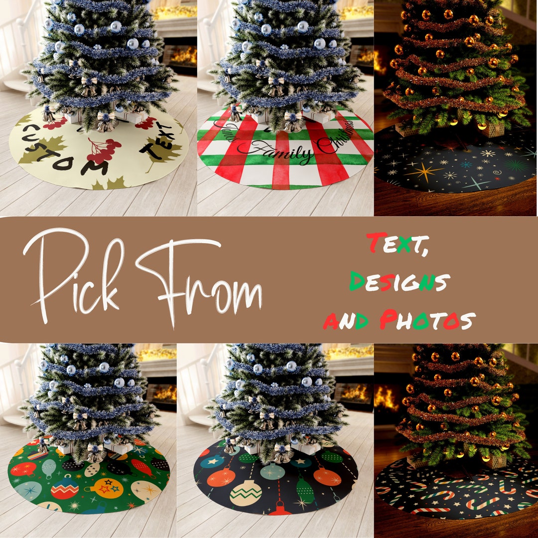 Custom Tree Skirt, Christmas Home Decor, Family Tree Skirt ...