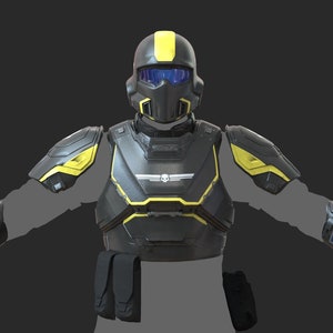 Helldiver B-01 Tactical Custom Full Body Wearable Armor With Helmet 3D Model STL - Etsy Australia