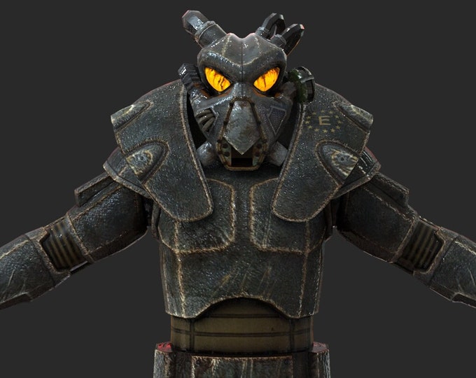 Fallout Newvgas Remnant Enclave Power Armor Custom Full Body Wearable ...
