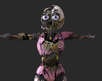 Chica Security Break Furry Full Body Wearable Parts With Helmet ...
