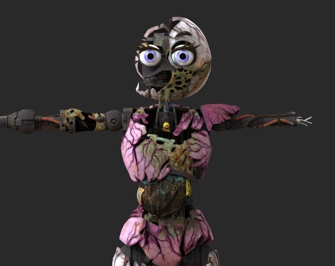 Chica Ruin Security Break Furry Custom Full Body Wearable Parts With ...