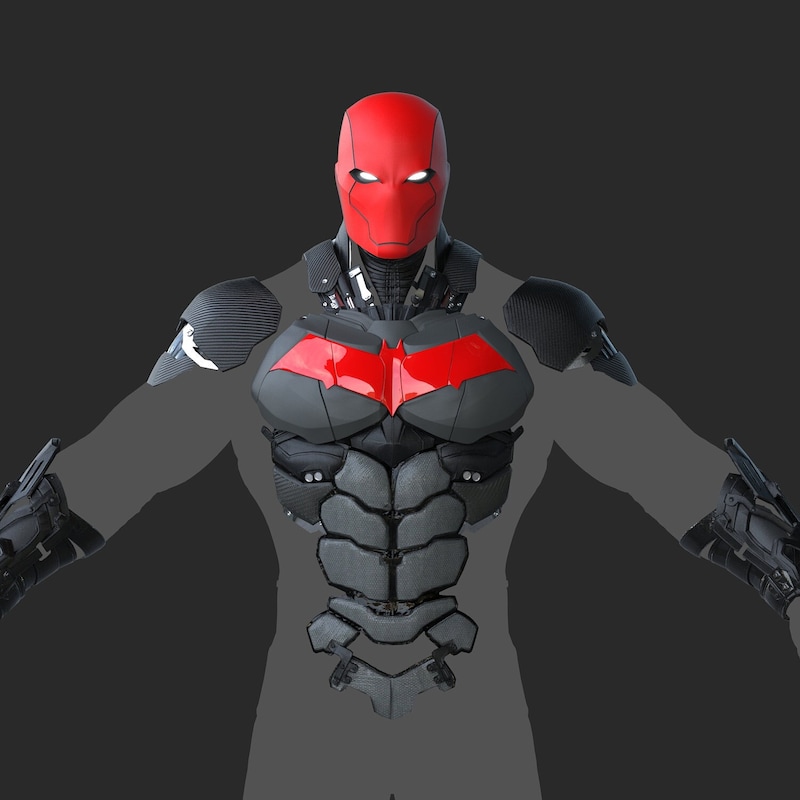 Red Hood Cosplay 3d Print - Etsy