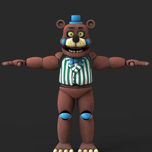 Carnie Help Wanted 2 Custom Full Body Wearable Parts With Head 3D Model ...