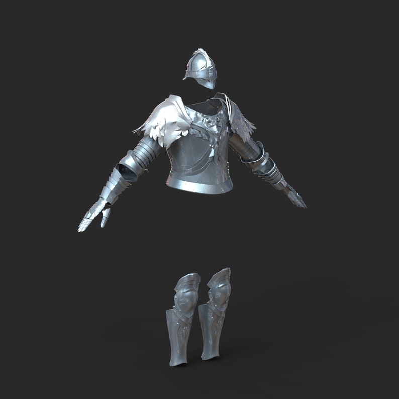 Rage Wolf Custom Full Body Wearable Armor With Helmet and Sword 3D ...