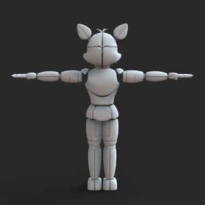 Funtime Foxy SL Furry Custom Full Body Wearable Parts With Helmet 3D ...