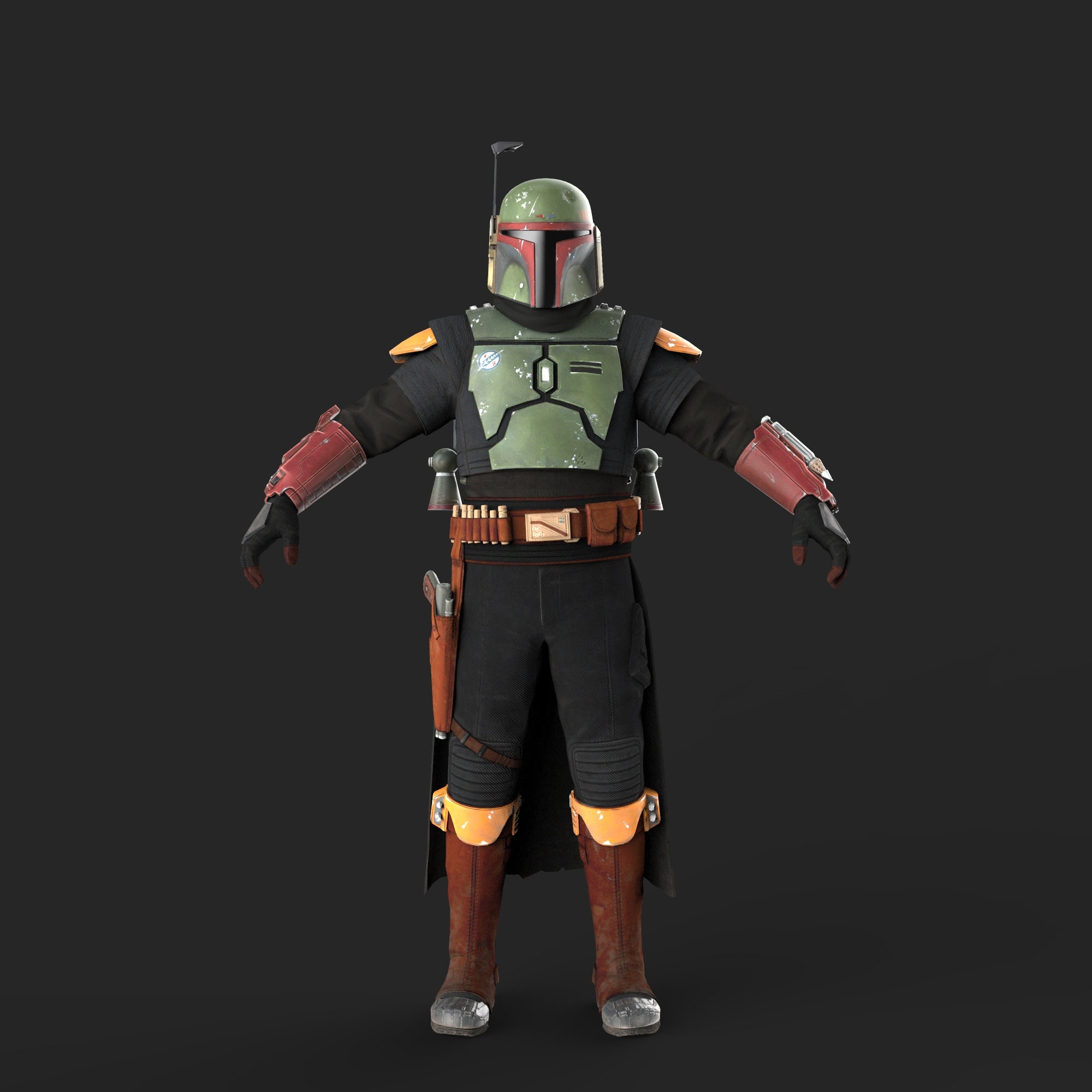 Book of Boba Fett Custom Full Body Wearable Armor With Helmet and ...