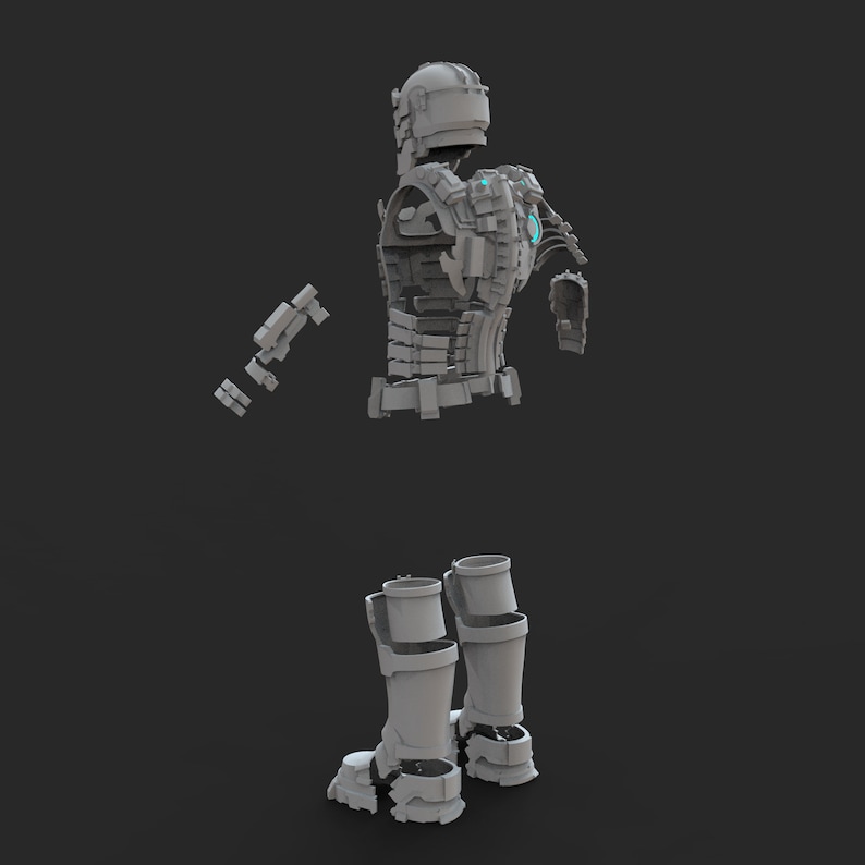 Isaac Clarke Dead Spce Custom Full Wearable Armor With Helmet and Laser ...