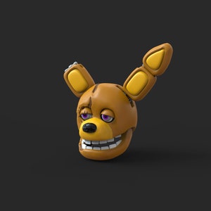 Spring Bonnie Withered Version Furry Custom Full Head 3D Model STL - Etsy