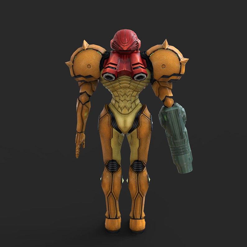 Samus Prime Custom Full Body Wearable Armor With Helmet 3D Model STL - Etsy