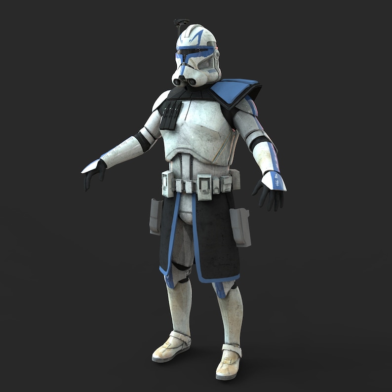 Captain Rex Phase 2 Custom Full Body Wearable Armor With Helmet 3D ...