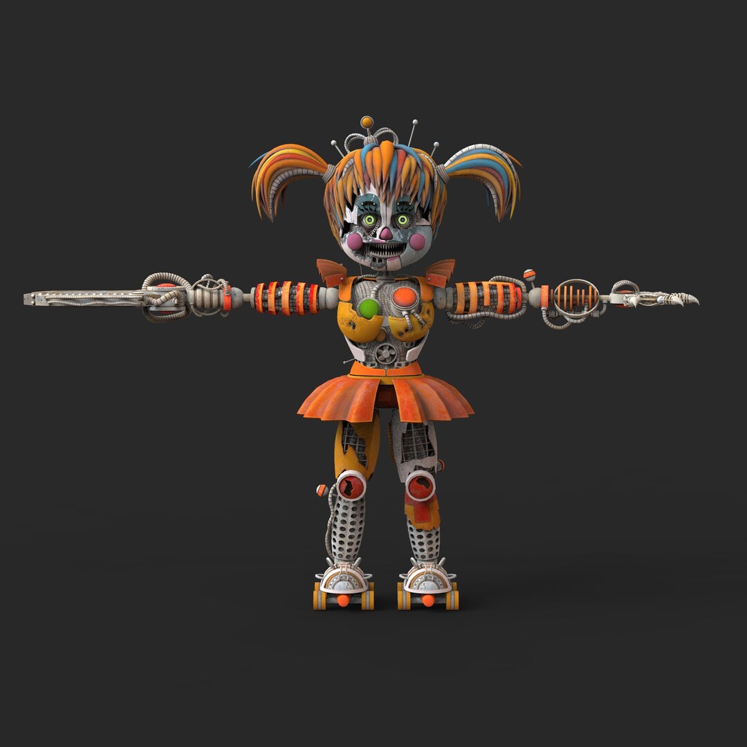 Scrap Baby Help Wanted 2 Custom Full Body Wearable Parts With Helmet 3D ...