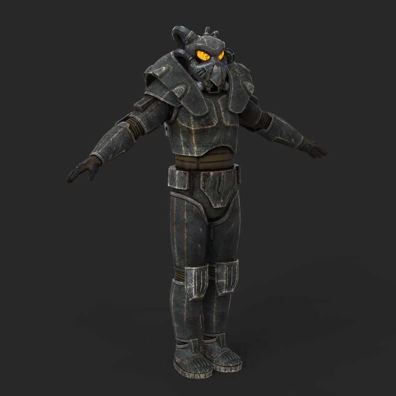 Fallout Newvgas Remnant Enclave Power Armor Custom Full Body Wearable ...