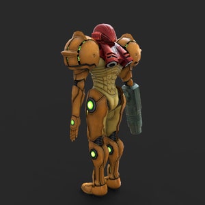 Samus Prime Custom Full Body Wearable Armor With Helmet 3D Model STL - Etsy