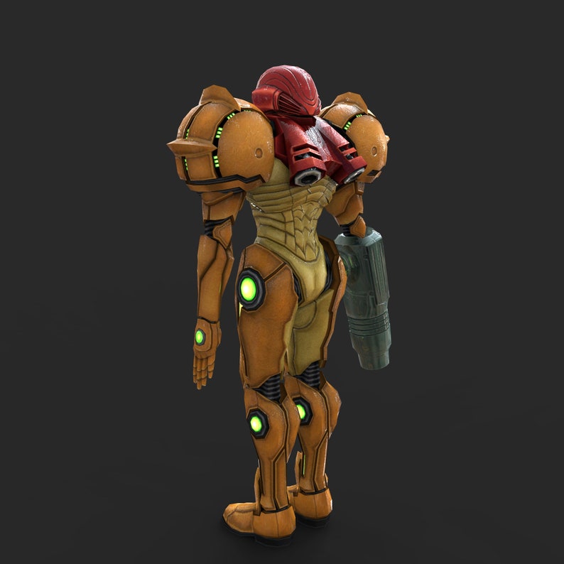 Samus Prime Custom Full Body Wearable Armor With Helmet 3D Model STL - Etsy