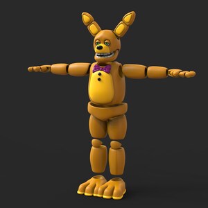 Spring Bonnie Movie Version Furry Custom Full Body Wearable Body With ...